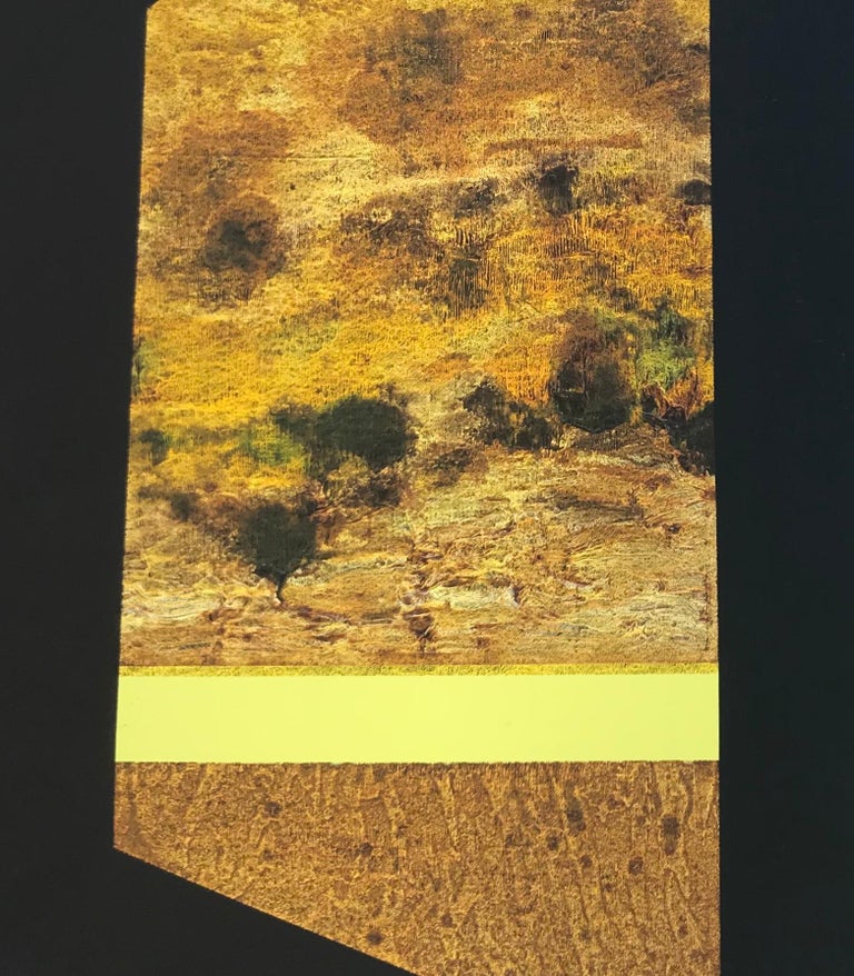 Large Graphic James Twitty Modernist Abstract Painting, 1971 at 1stDibs