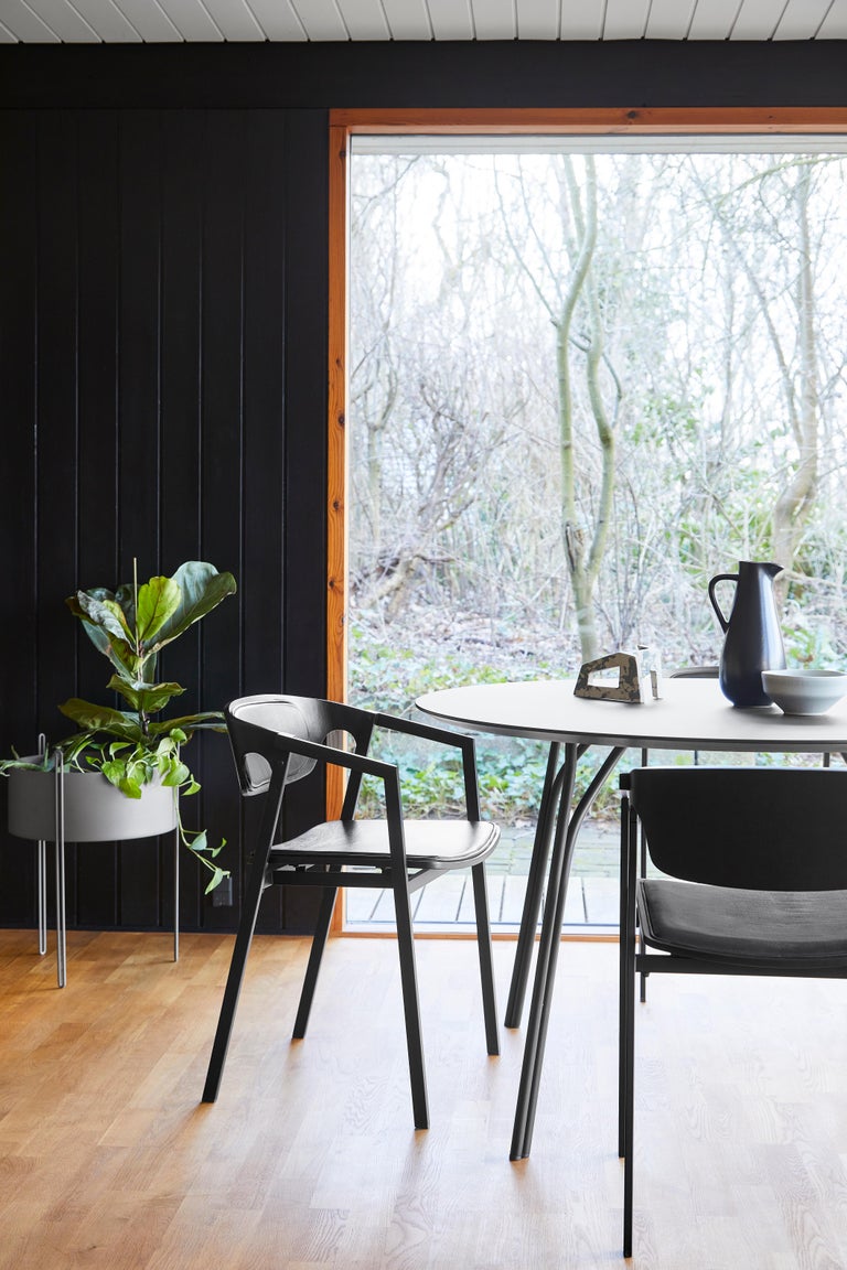 Large Grey Pidestall Planter by Emilie Stahl Carlsen For Sale at 1stDibs