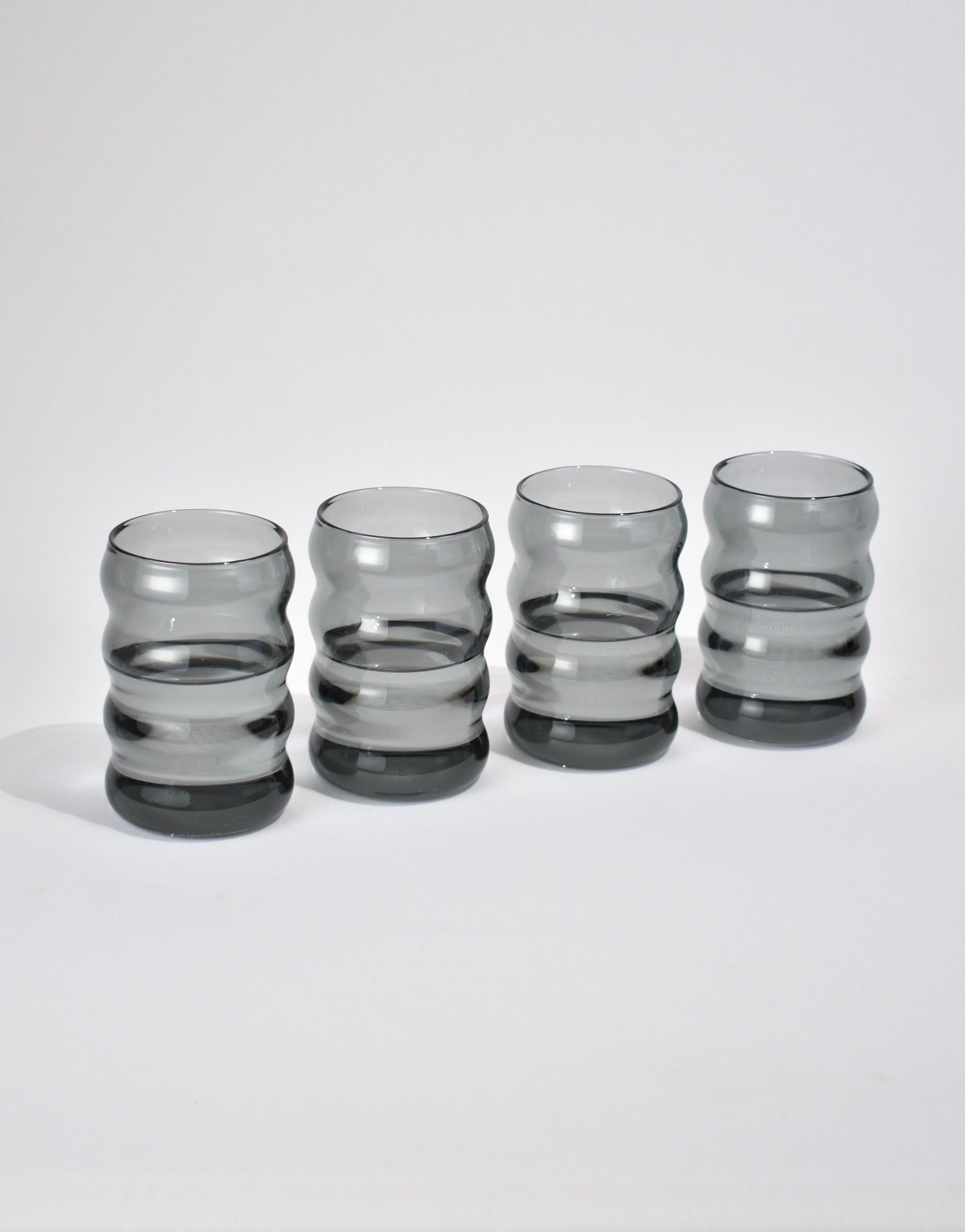 Large Grey Ripple Cup Set For Sale at 1stDibs