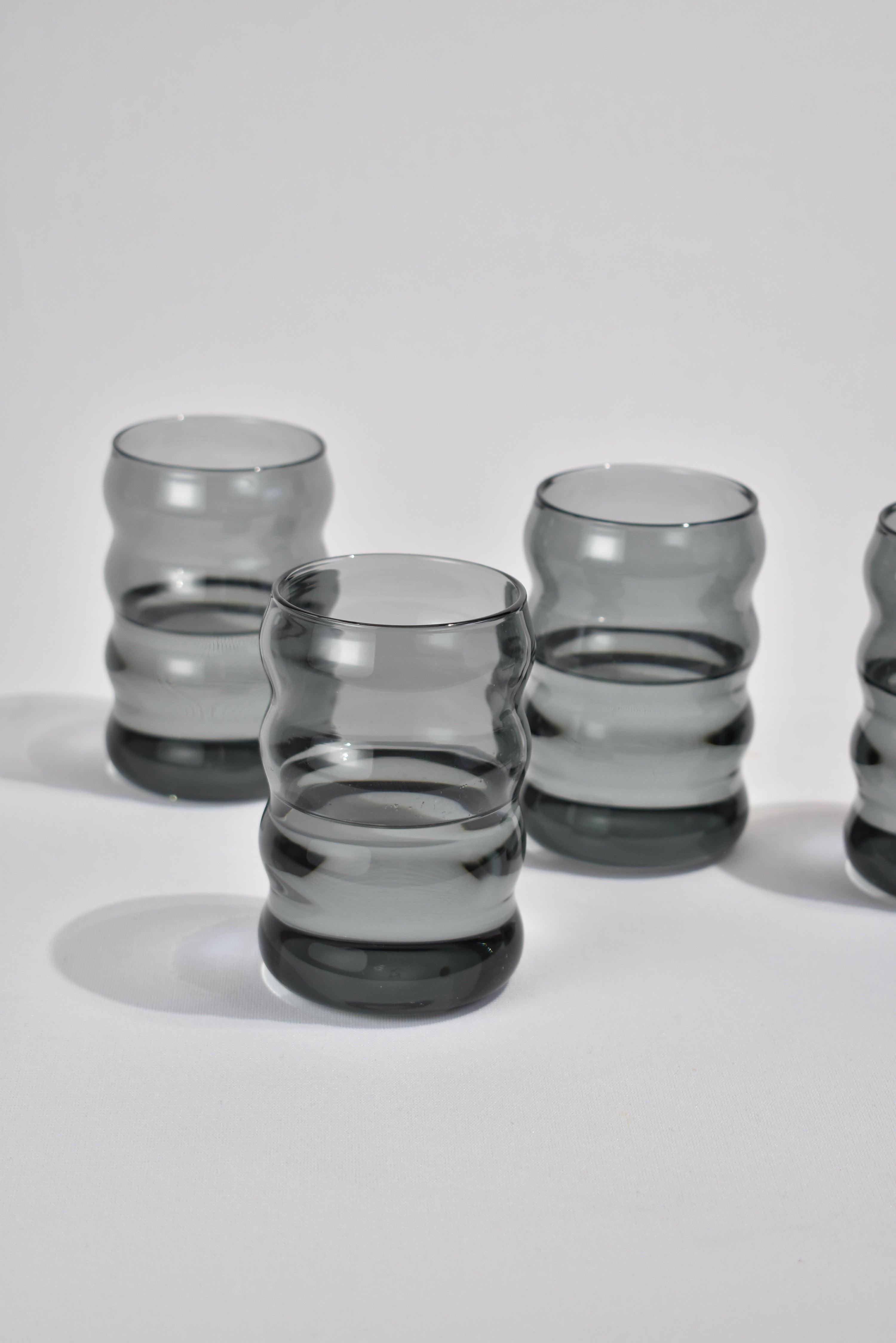 Large Grey Ripple Cup Set For Sale at 1stDibs