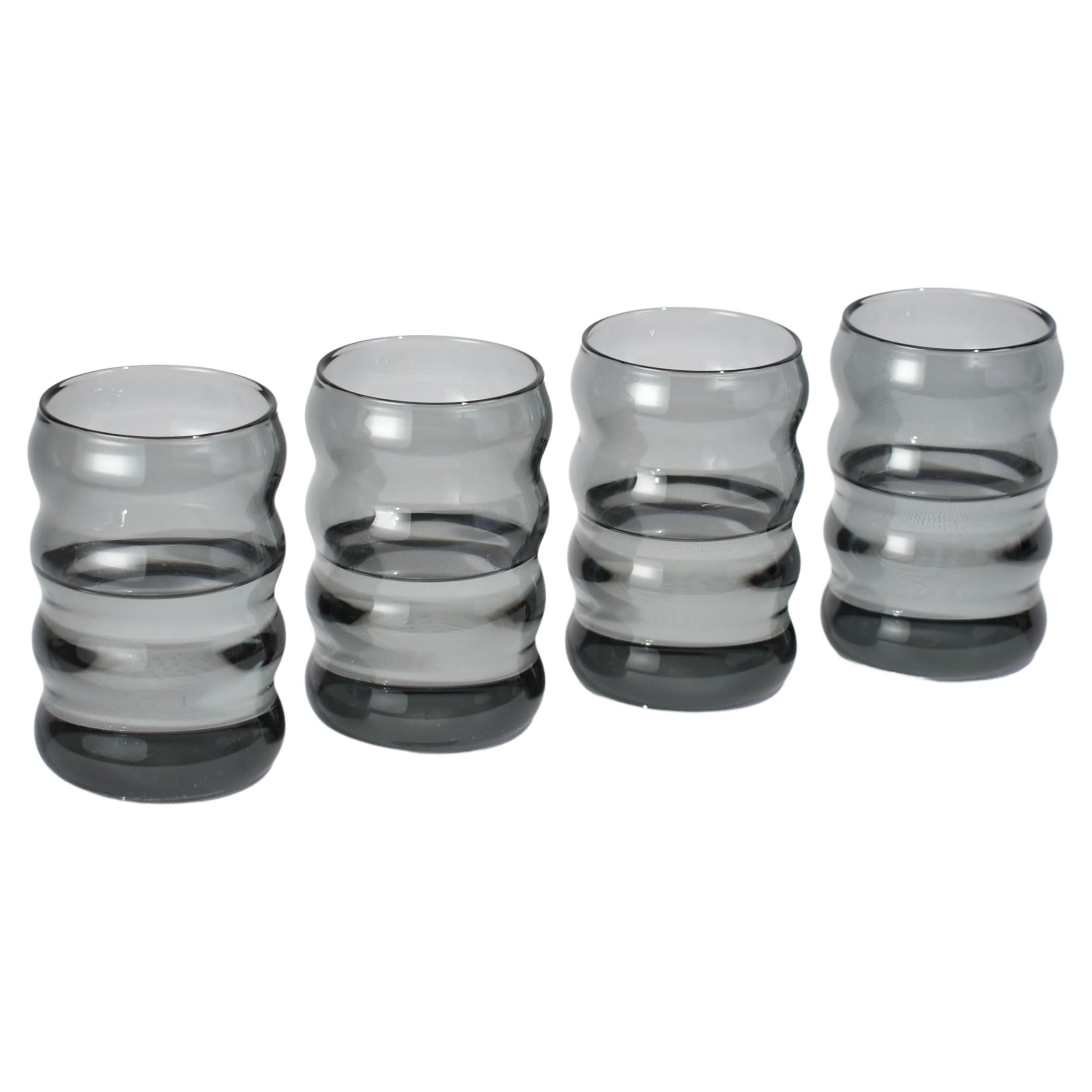 Large Grey Ripple Cup Set For Sale at 1stDibs