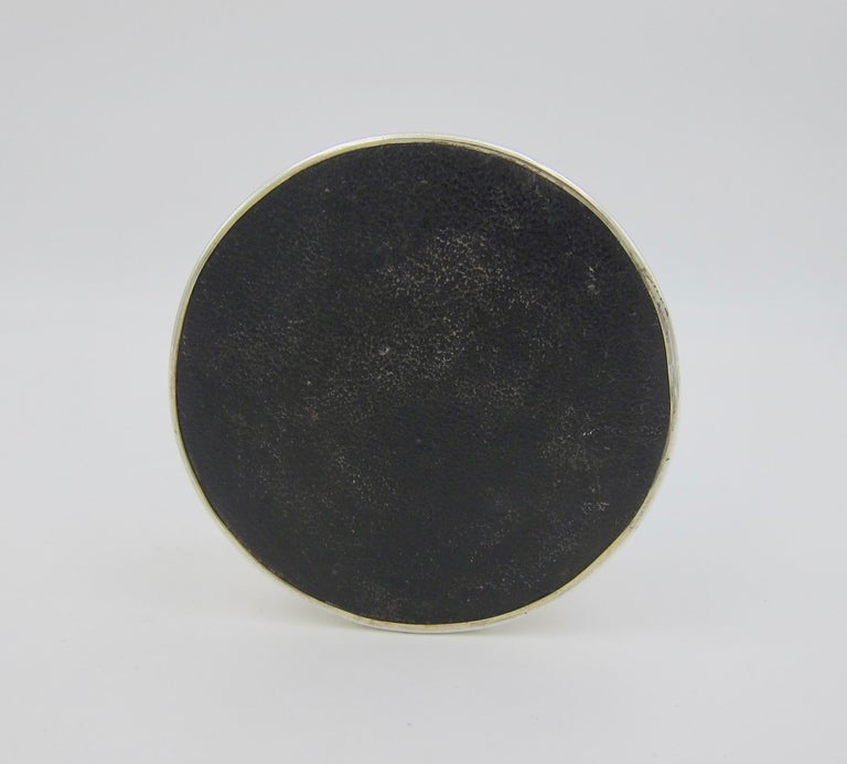 Large English Art Deco Sterling Silver and Guilloche Enamel Box ...