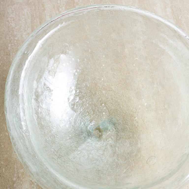 Large Hand Blown Glass Bowl by Susan Haas For Sale at 1stDibs | boss ...