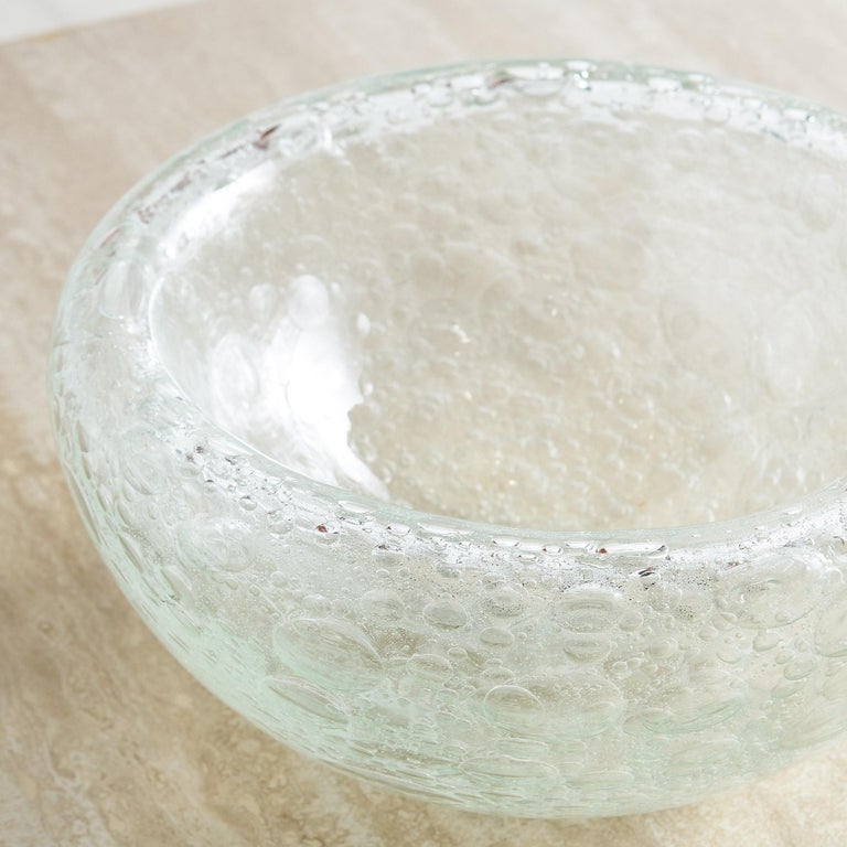Large Hand Blown Glass Bowl by Susan Haas For Sale at 1stDibs | boss ...