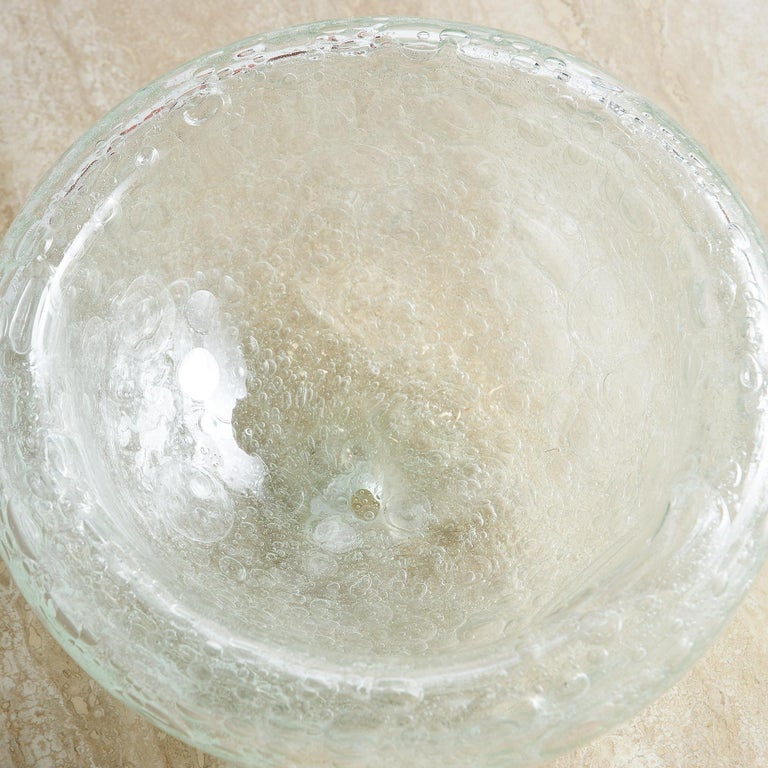Large Hand Blown Glass Bowl by Susan Haas For Sale at 1stDibs | boss ...