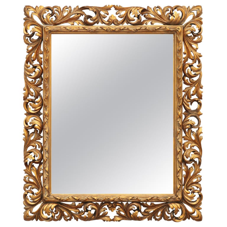 Large Hand Carved Glilt Florentine Frame, circa 1800 at 1stDibs | 1800 ...