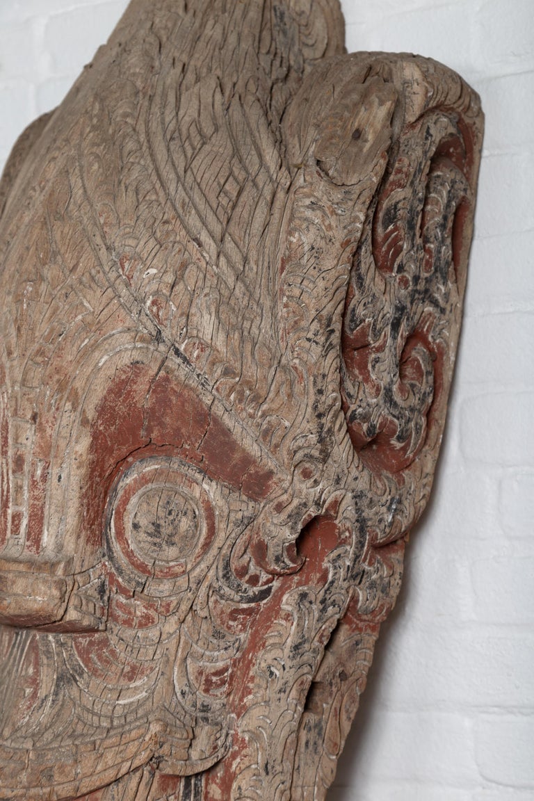 Large Hand Carved Singa Singa Tribal Carving from the Batak People ...