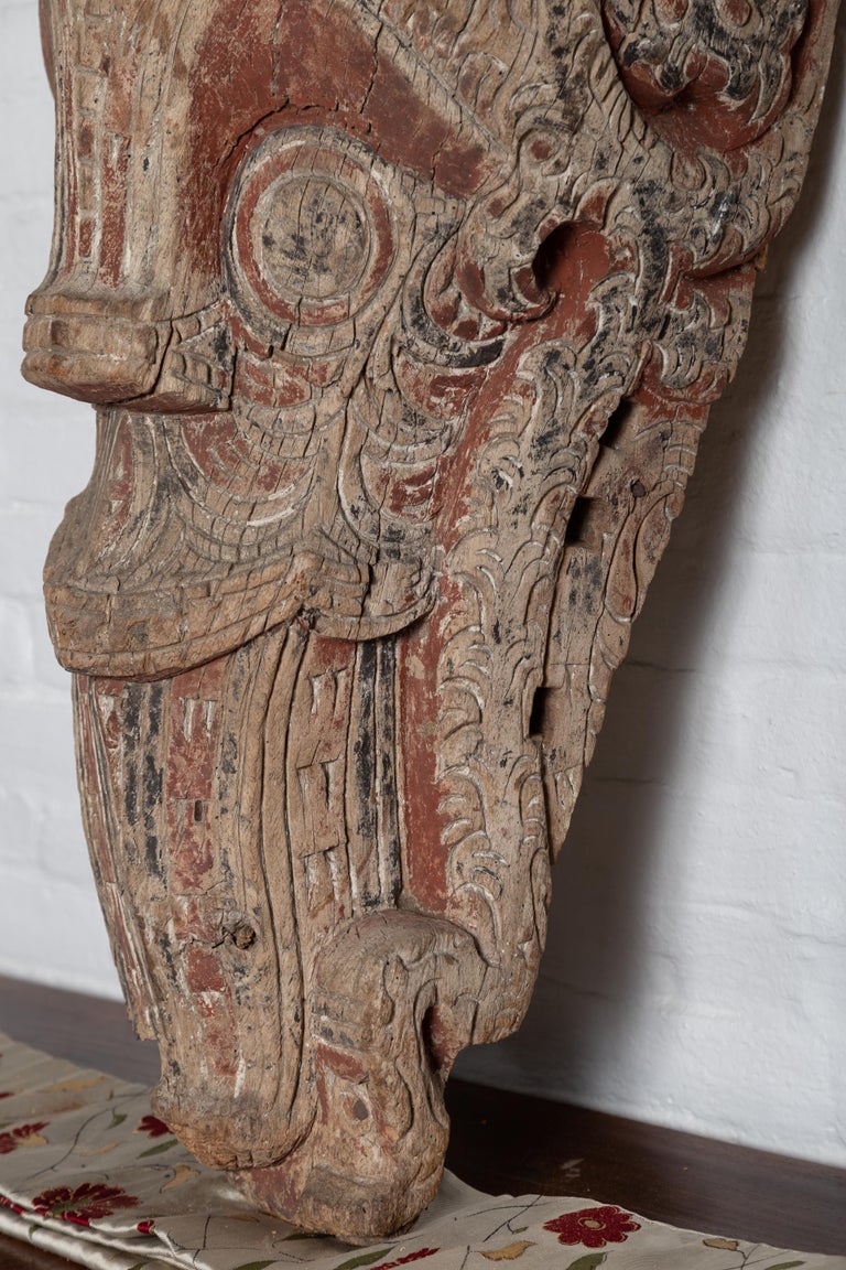 Large Hand Carved Singa Singa Tribal Carving from the Batak People ...