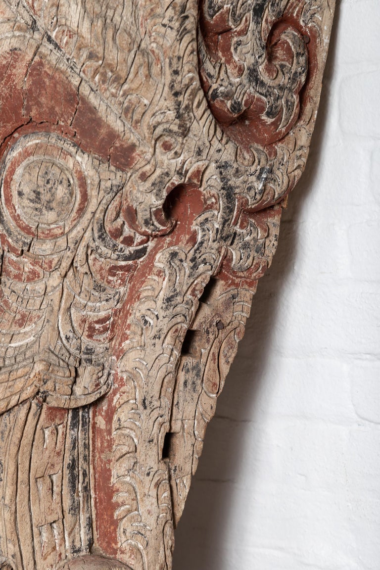 Large Hand Carved Singa Singa Tribal Carving from the Batak People ...