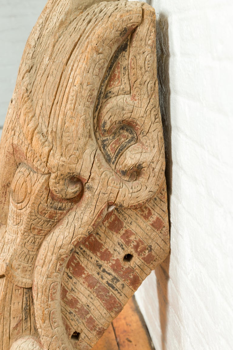 Large Hand Carved Singa Singa Tribal Carving from the Batak People ...