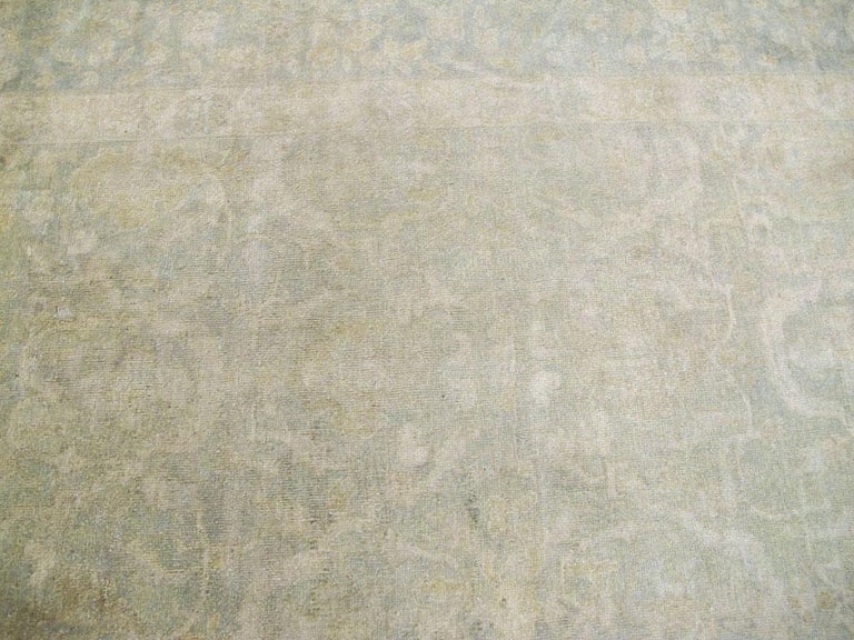 Large Handmade Chinese Carpet in Seafoam Blue and Seafoam Green For ...