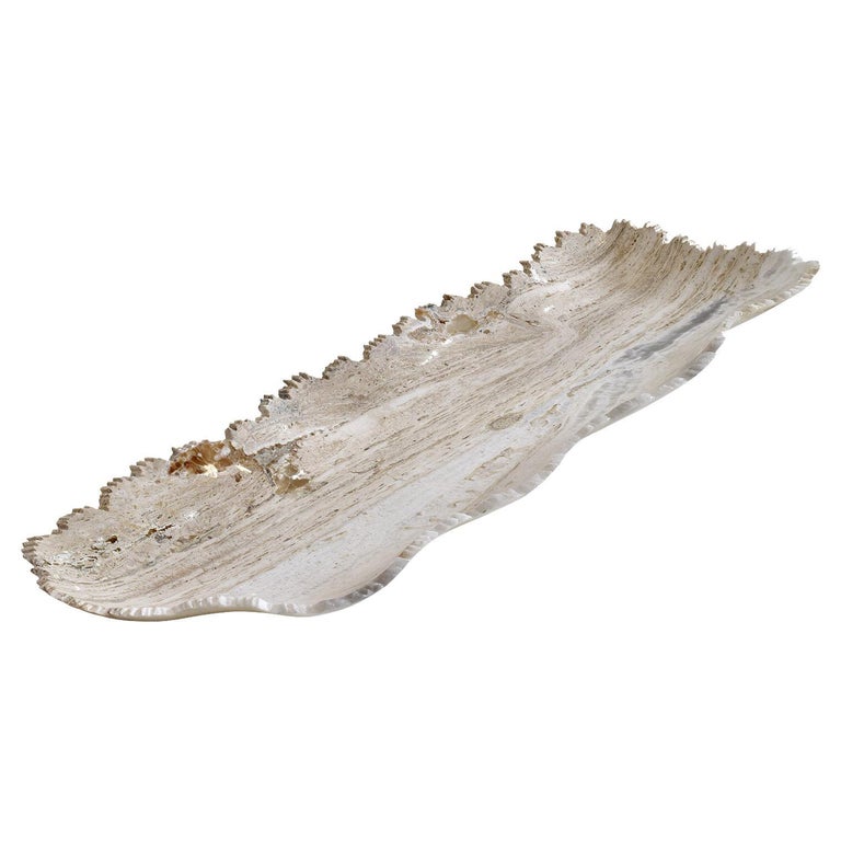 Large Handmade Natural Onyx Platter, One of a Kind For Sale at 1stDibs