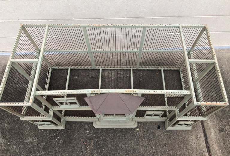 Large Handmade Vintage French Dove Cote Bird Cage "With a Story" at 1stDibs
