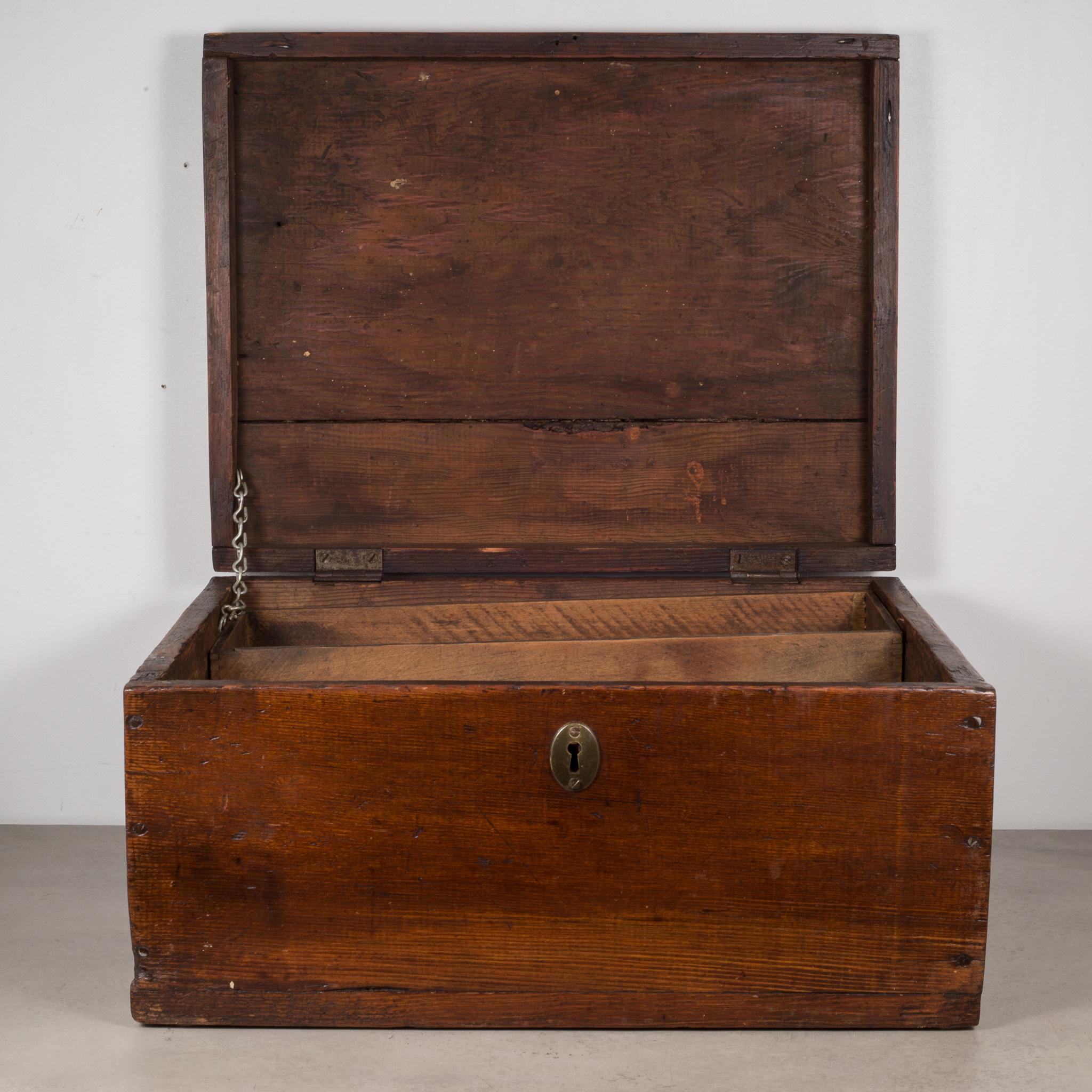 Large Handmade Wooden Shoe Factory Tool Box, circa 1940 at 1stDibs ...