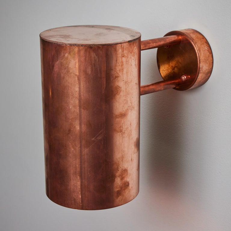 Large Hans-Agne Jakobsson C 627 'Rulle' Copper Outdoor Sconce For Sale ...