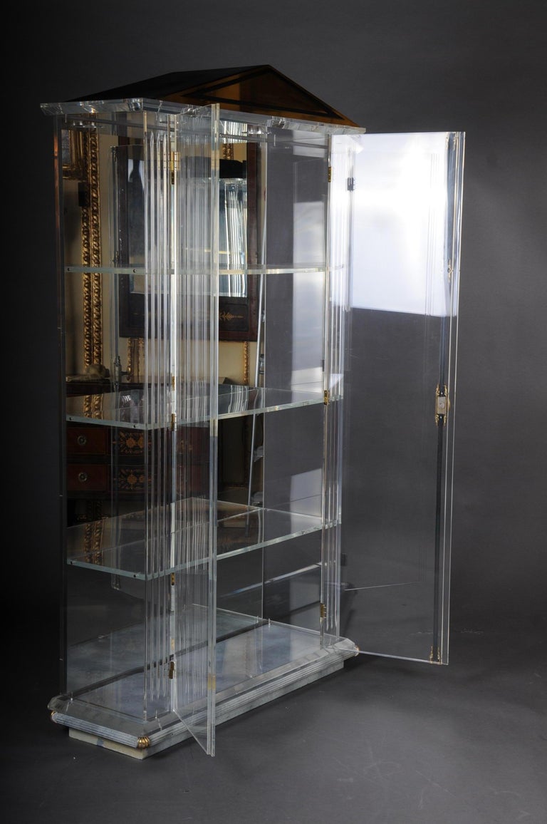 Large, Heavy Italian Designer Acrylic Showcase, 20th Century For Sale ...