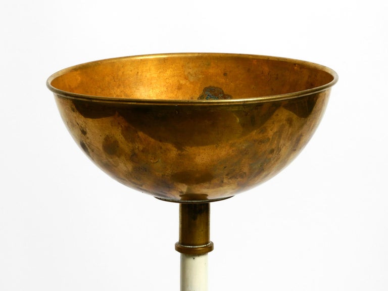Large Heavy Mid-Century Modern Brass Holy Water Stand by Vereinigte ...