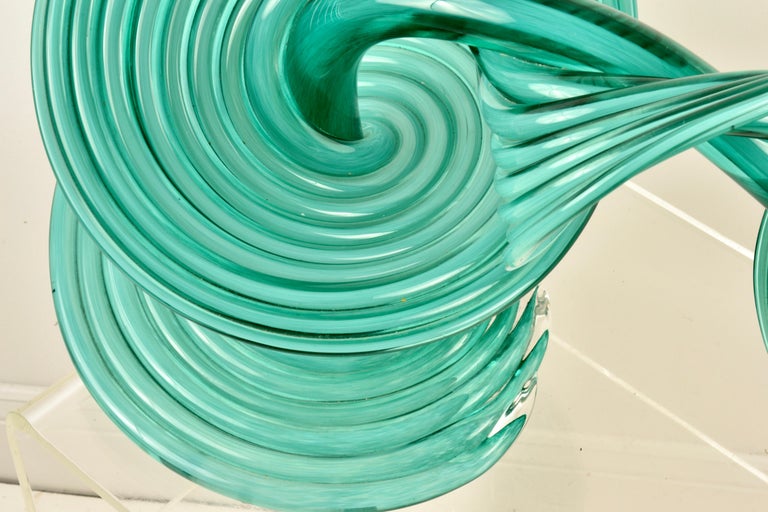 Large Heechee Art Glass Work, Signed Thomas Buechner III For Sale at ...