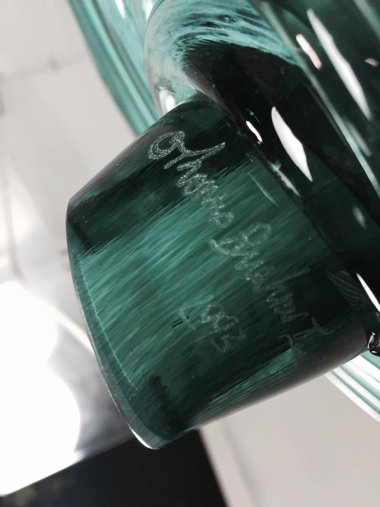 Large Heechee Art Glass Work, Signed Thomas Buechner III For Sale at ...
