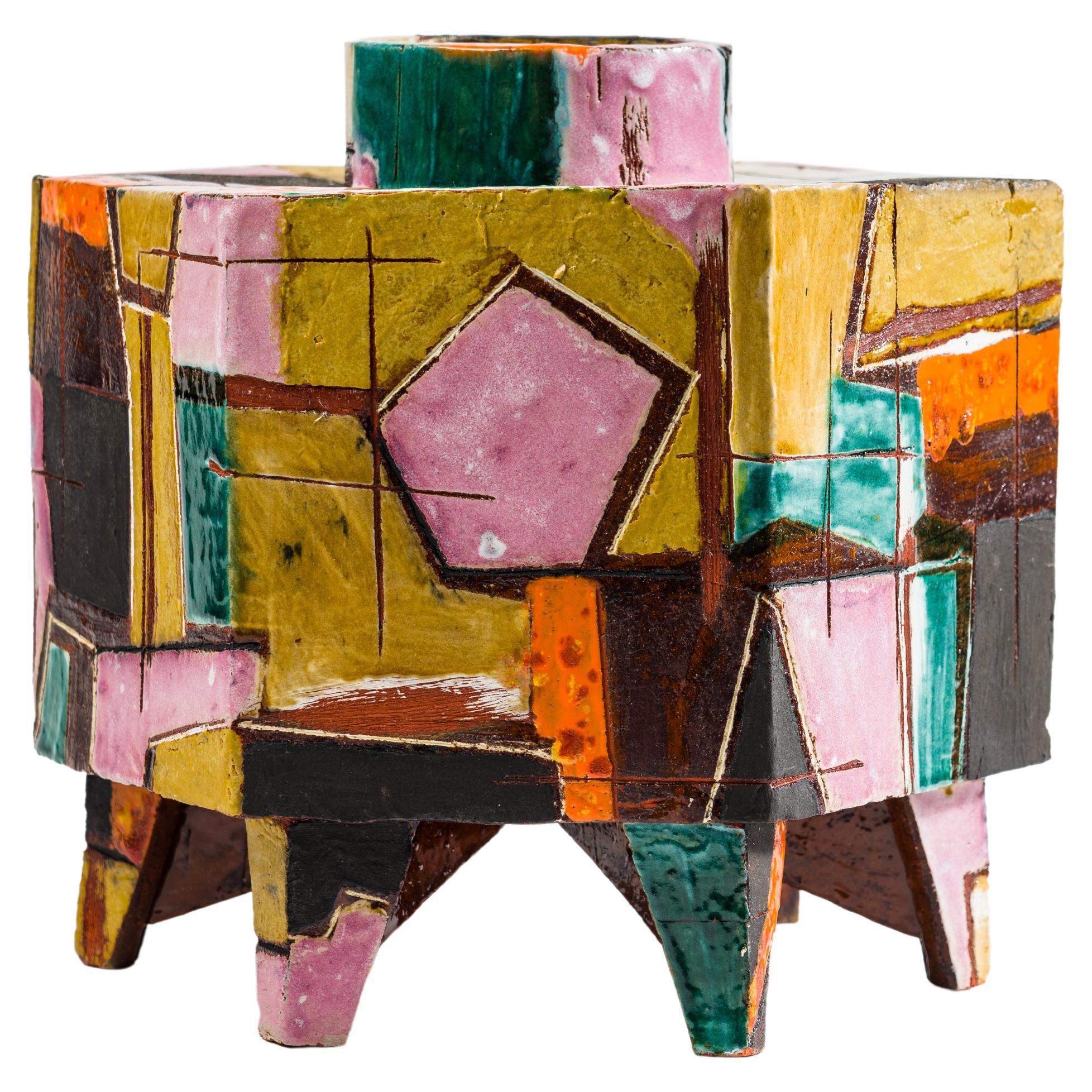 Very Large Unique Stoneware Vessel by Alan Wallwork For Sale at 1stDibs