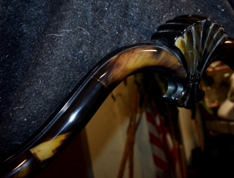 Large Horn Mirror at 1stDibs
