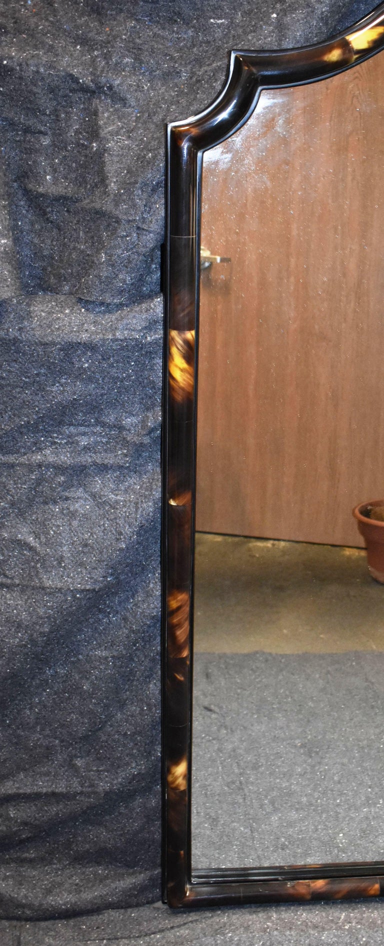 Large Horn Mirror at 1stDibs