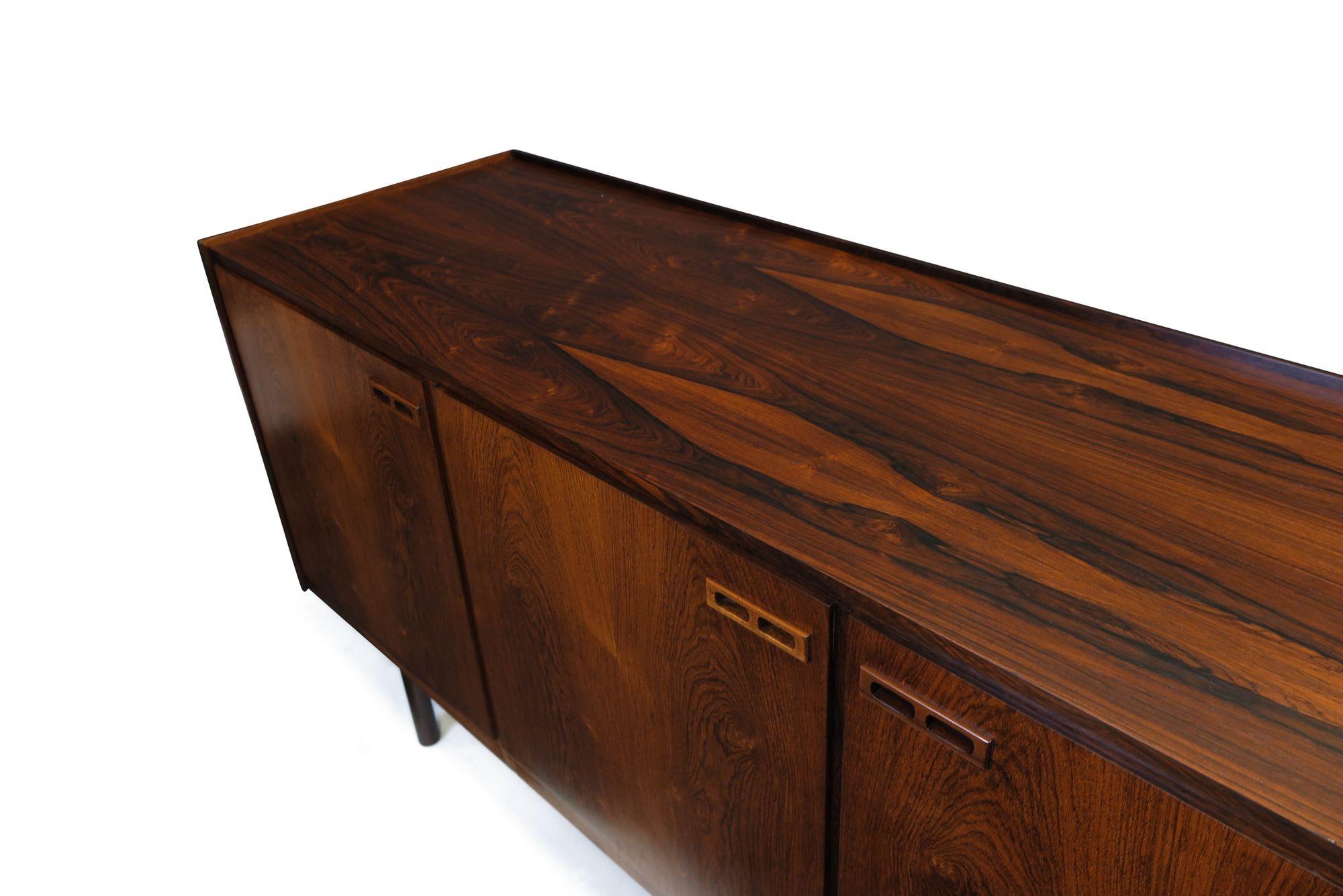 Large Ib Kofod Larsen Rosewood Credenza For Sale at 1stDibs