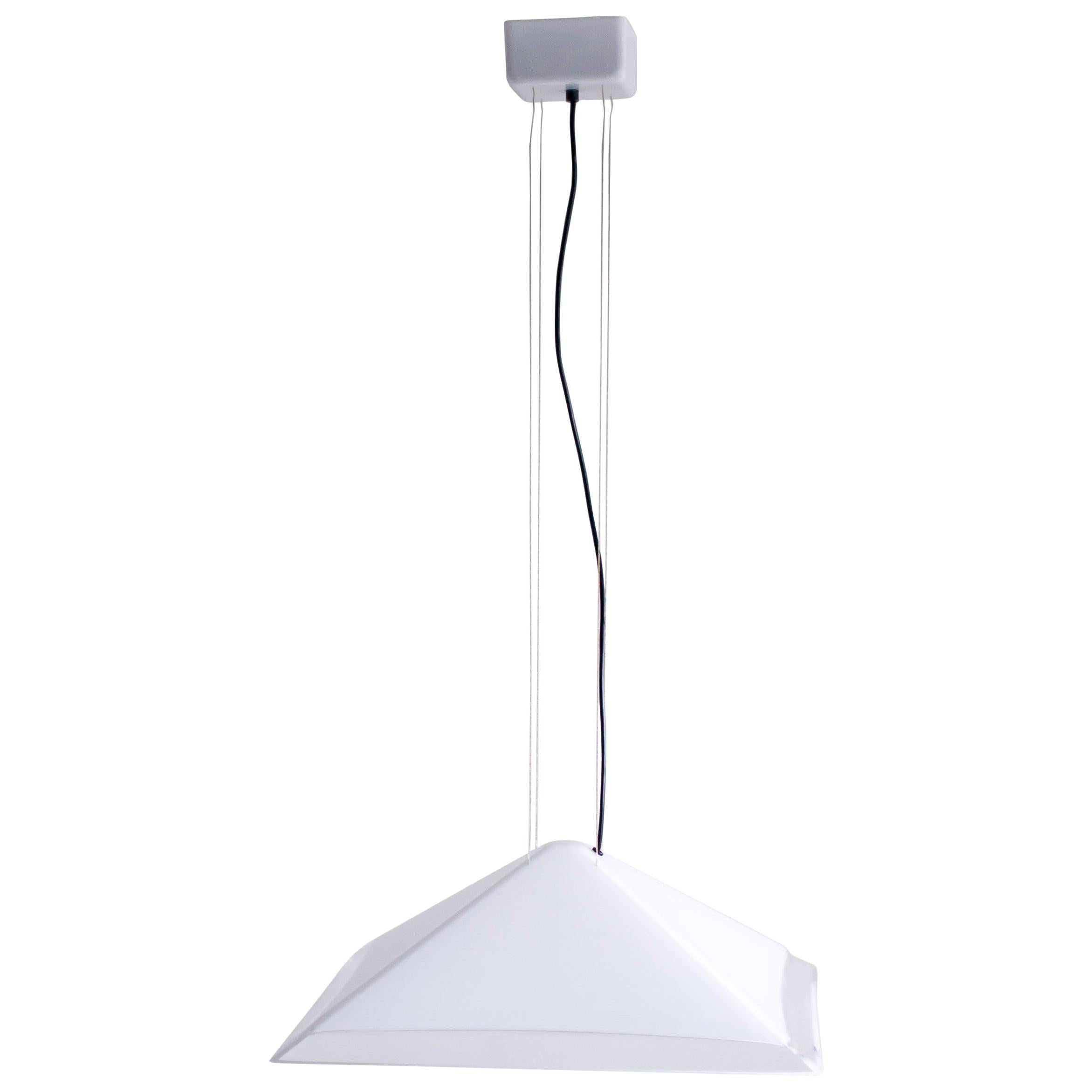 Large iGuzzini Pyramid Shaped Pendant at 1stDibs