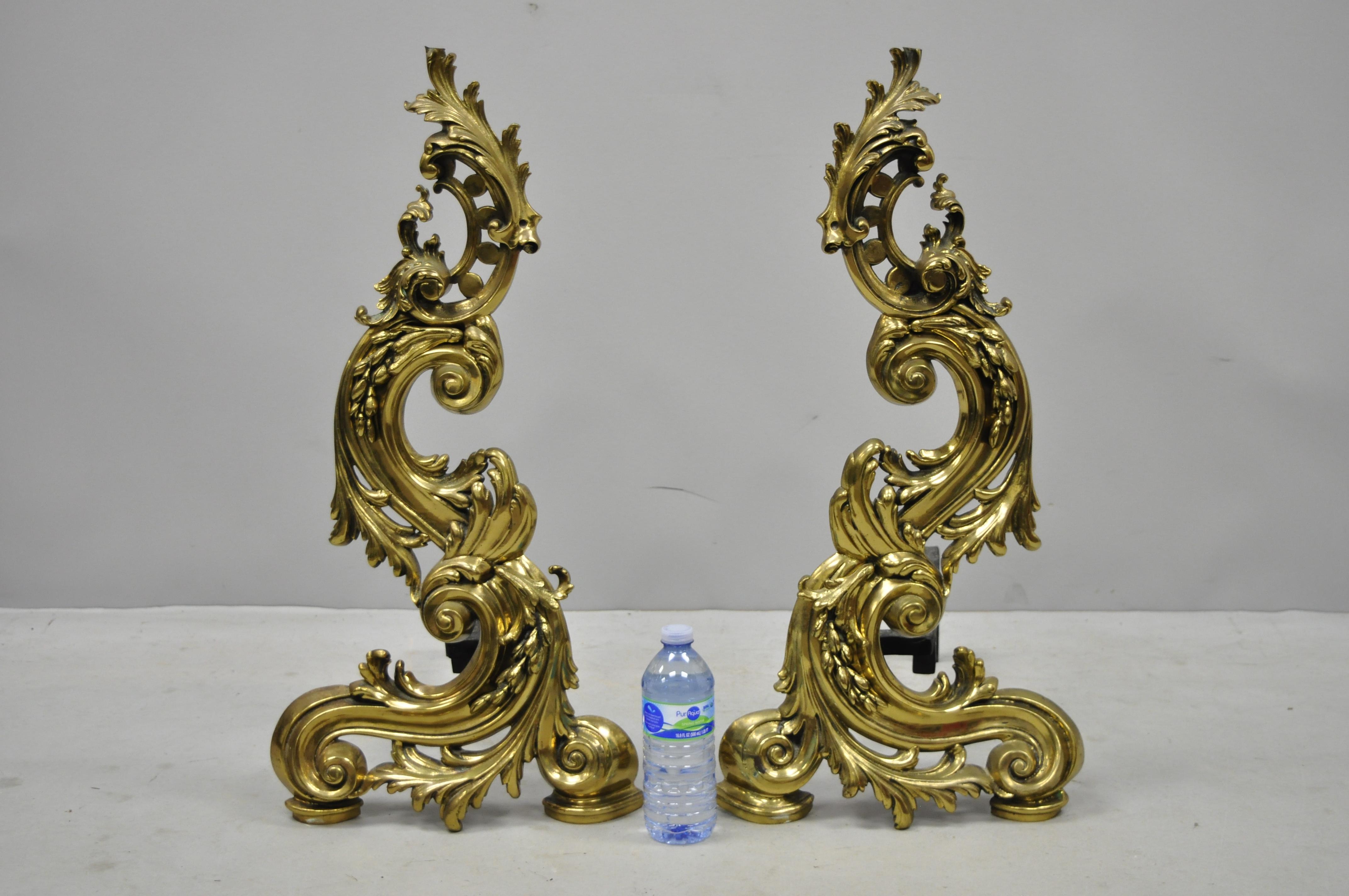 Large Impressive Antique French Rococo Baroque Style Acanthus Scroll ...