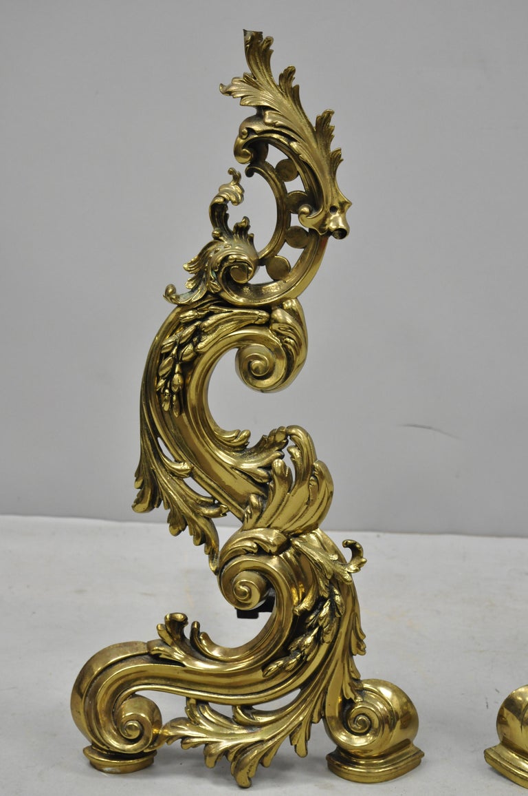 Large Impressive Antique French Rococo Baroque Style Acanthus Scroll ...