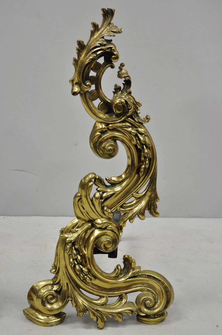 Large Impressive Antique French Rococo Baroque Style Acanthus Scroll ...