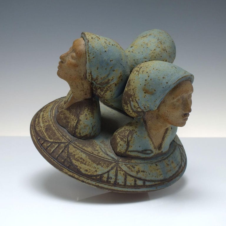 Large Impressive Ceramic Covered Jar by Chris Bramble For Sale at 1stDibs