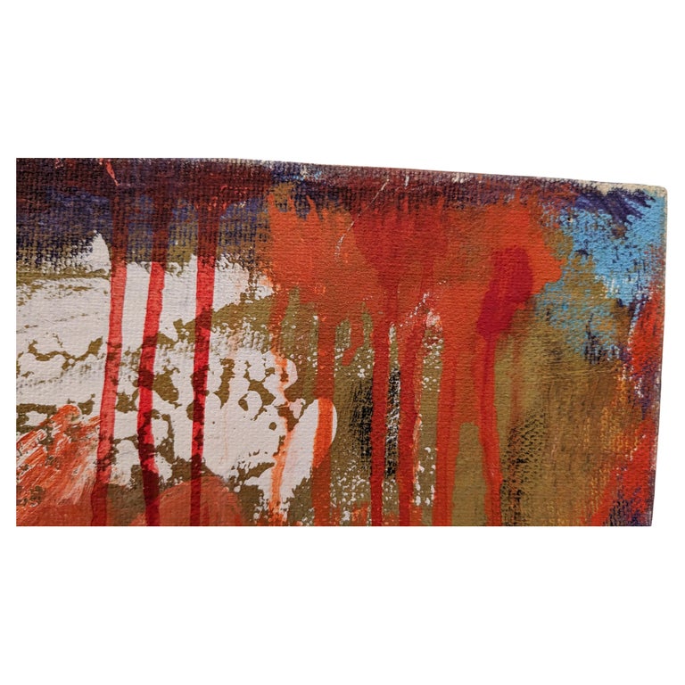 Large Impressive Original Abstract Drip Painting Titled Heartbreak For ...