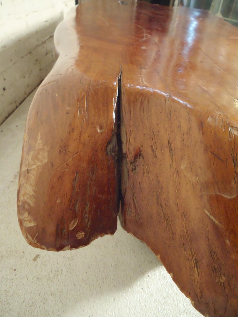 Large Impressive Tree Slab Table For Sale at 1stDibs | large tree slab