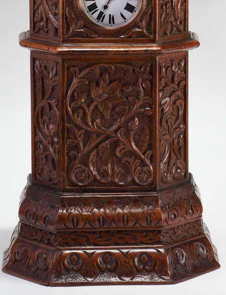 Indian Carved Tower Watch Holder India, 1895 at 1stDibs