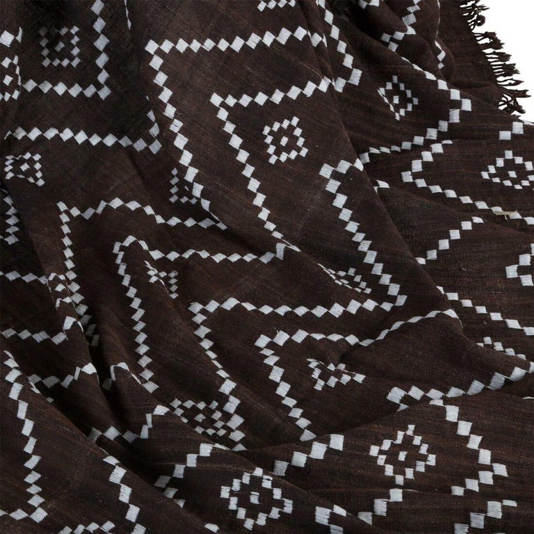 Large Indian Wool Throw For Sale at 1stDibs