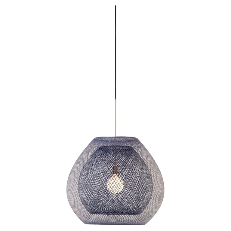 Large Indigo Night Twilight Set Pendant Lamp by Atelier Robotiq For ...