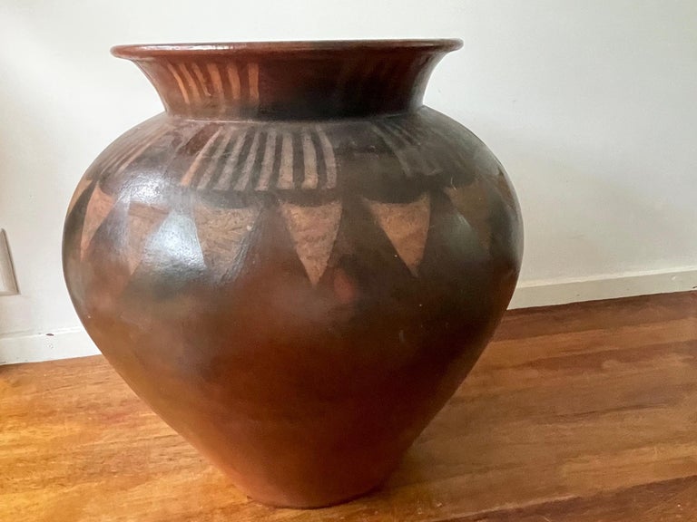 Large Indonesian Vase, Lombok Crafts, Handmade Indonesian Large Clay ...