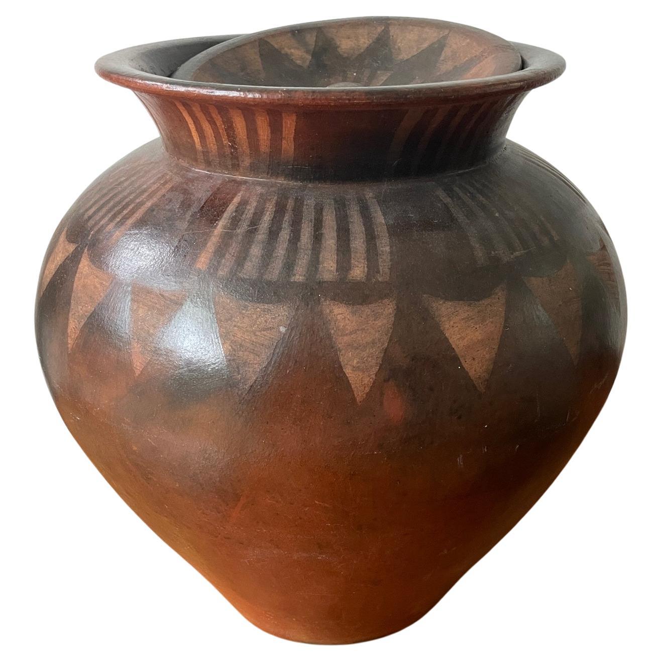 Large Indonesian Vase, Lombok Crafts, Handmade Indonesian Large Clay ...