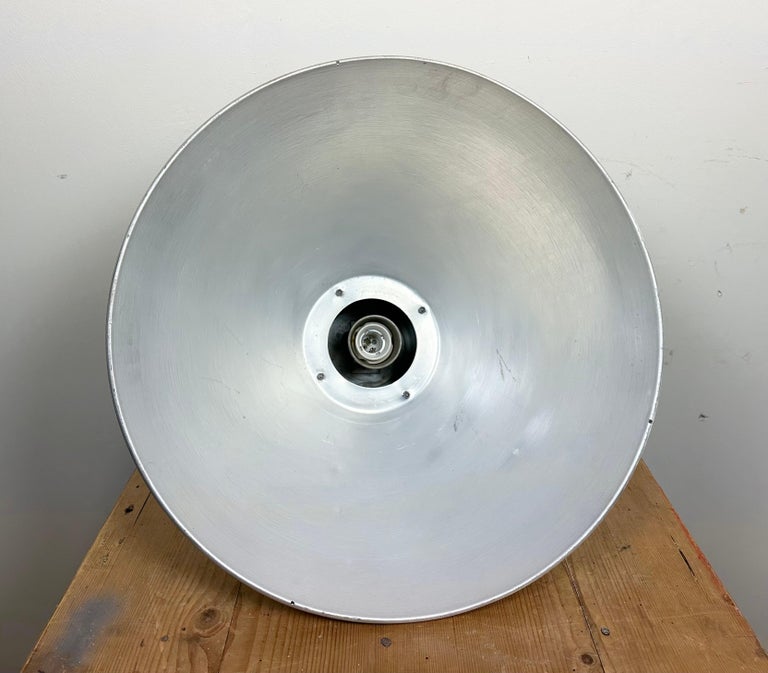 Large Industrial Aluminium Pendant Light from Elektrosvit, 1960s For ...