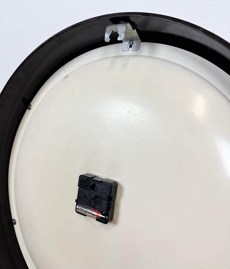 Large Industrial Bakelite Factory Wall Clock from Pragotron, 1960s at ...