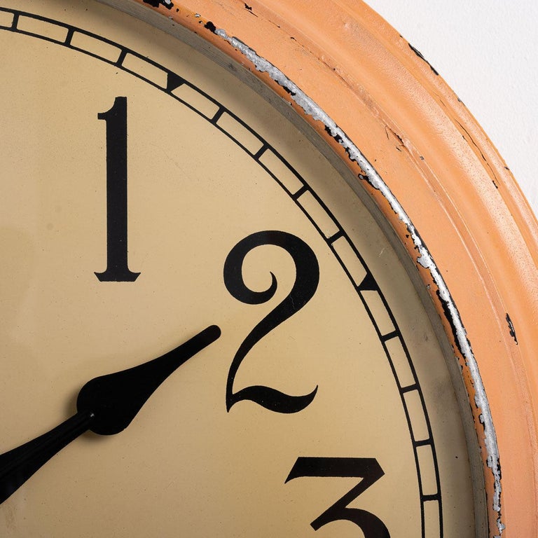 Large Industrial Factory Clock by International Time Recording Co Ltd ...