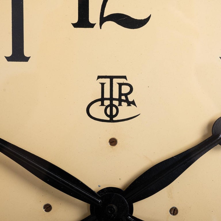 Large Industrial Factory Clock by International Time Recording Co Ltd ...
