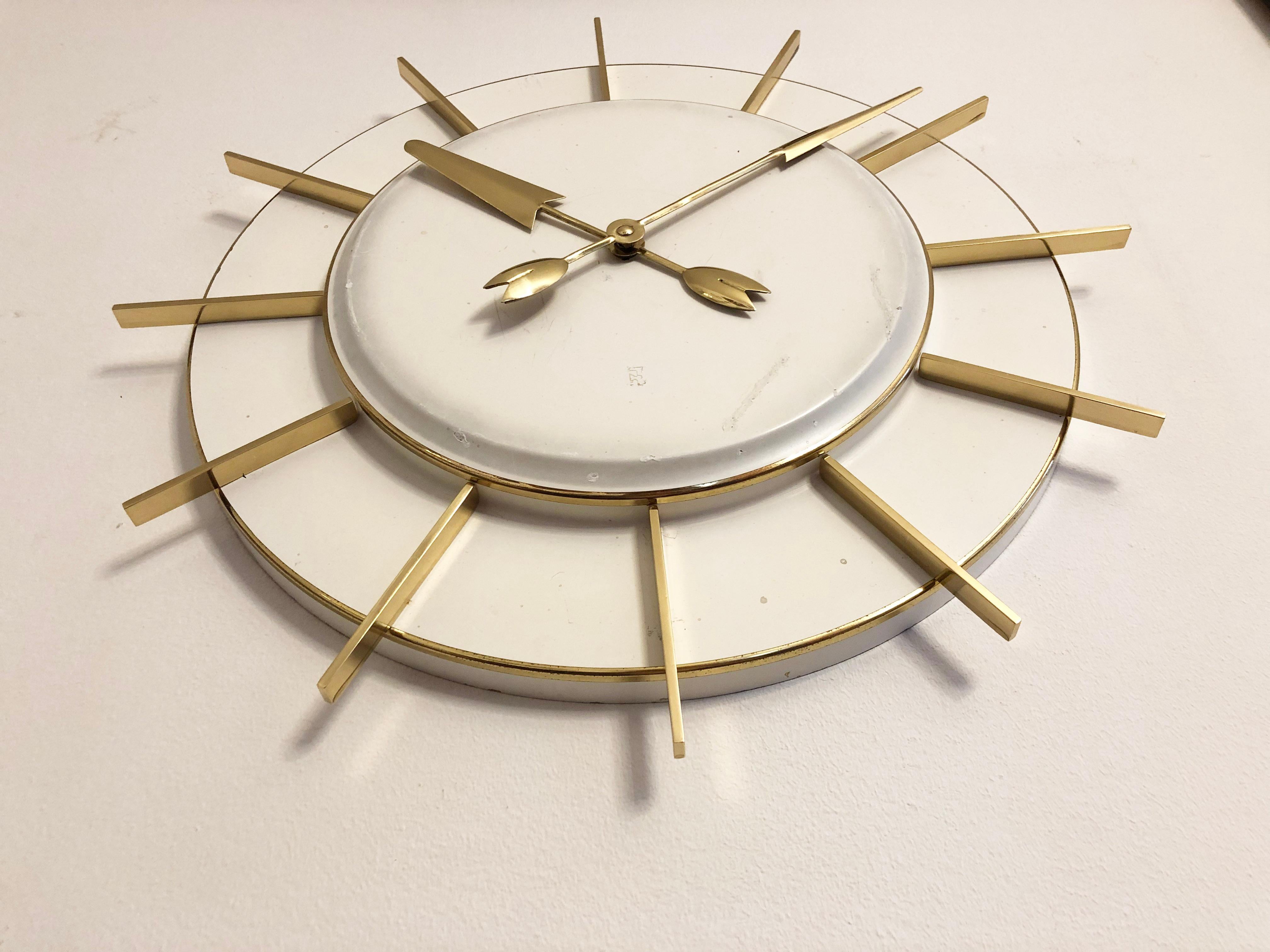 Large Industrial Factory or Station Clock by TN Telefonbau Und ...