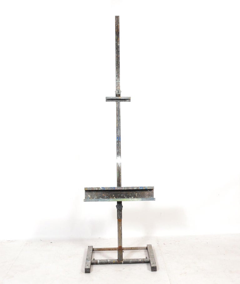 Large Industrial Style Metal Artist's Easel at 1stDibs | industrial ...
