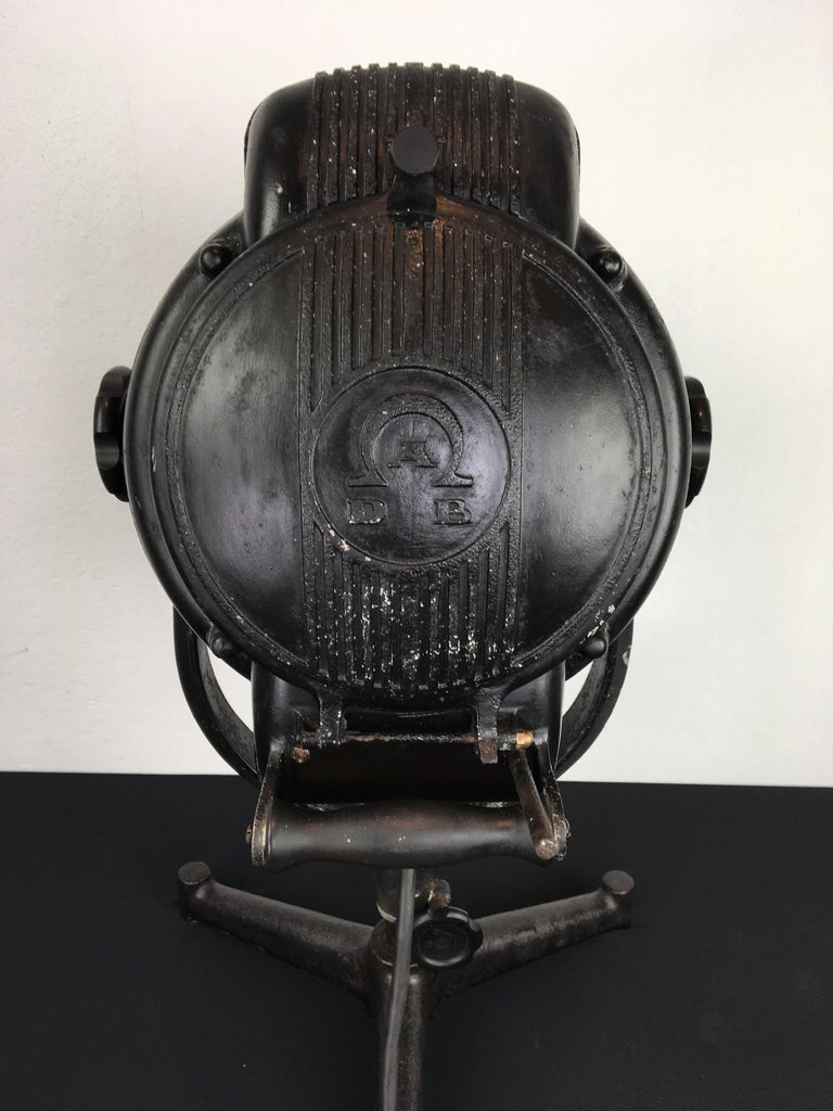 Large Industrial Theater Spot on Tripod, DAB Spotlight For Sale at ...