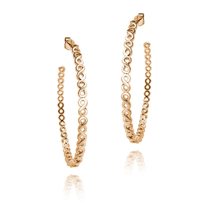 Large Infinity Hoops For Sale at 1stDibs