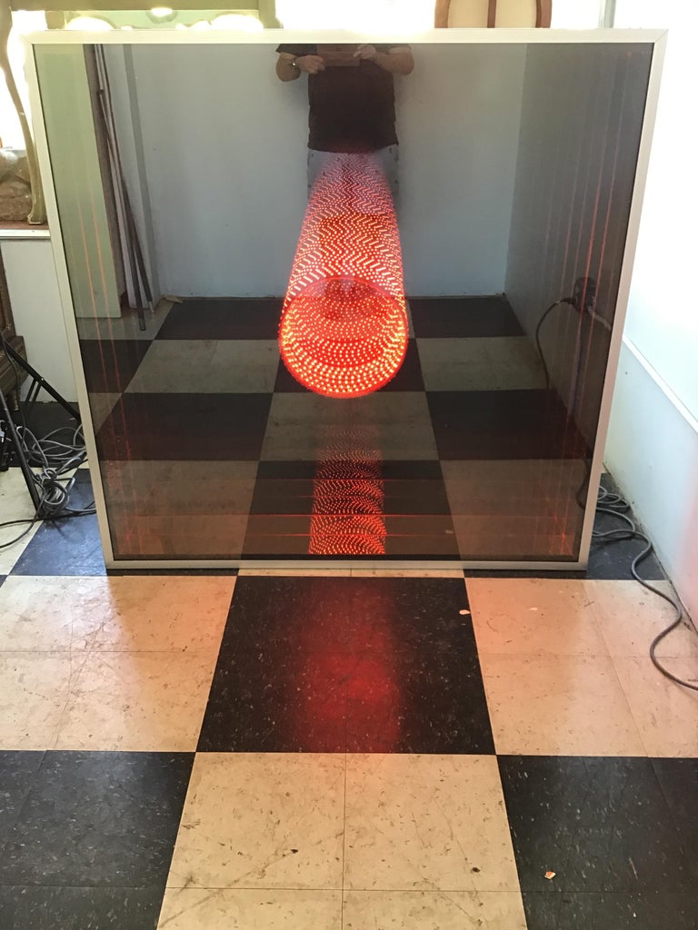 Large Infinity Mirror at 1stDibs