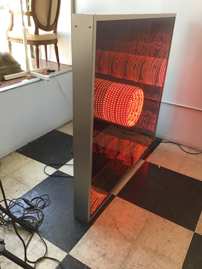 Large Infinity Mirror at 1stDibs