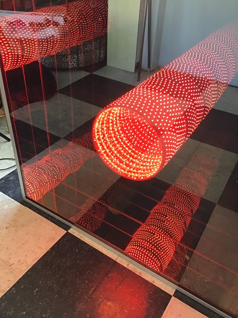 Large Infinity Mirror at 1stDibs